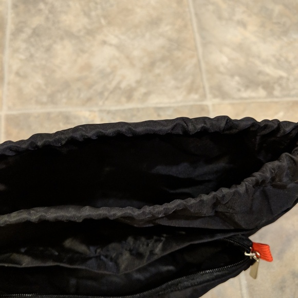 Bags | New Black Small Purse Insert Nylon Pockets | Poshmark